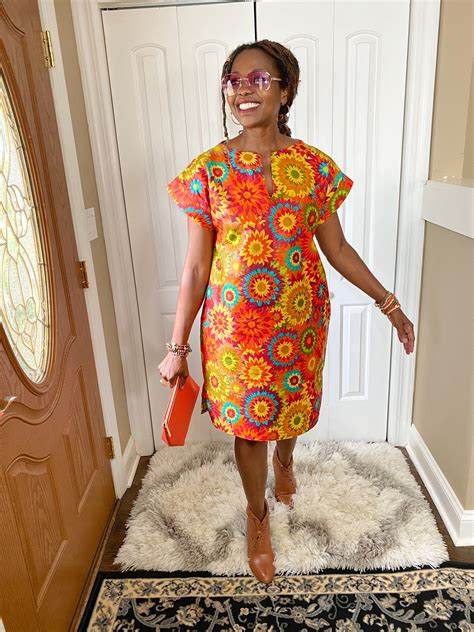 African Shirt Dress African Clothing With Pockets Shirt Dress Etsy