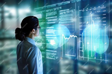 Premium Ai Image This Image Depicts A Person Using A Futuristic Hud Headup Display Interface