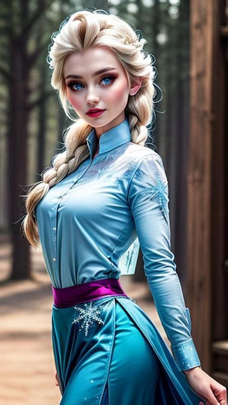 Elsa Images Generated With AI