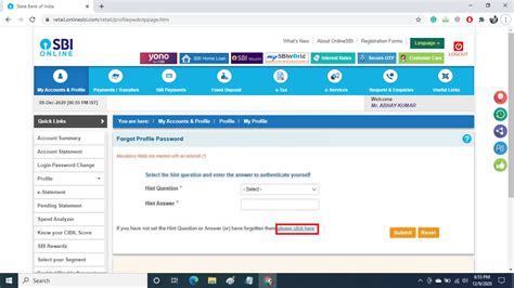 How To Reset Sbi Net Banking Profile Password Infofriendly