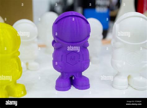 Object Model Printed On A 3d Printer From Molten Plastic 3d Printer Printed Prototype Of Toy