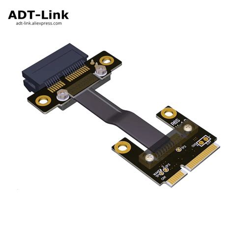 8Gbps Mini PCI e mPCIe WAN WiFi To PCIe x1 PCI E 1x Riser adapter cards ...