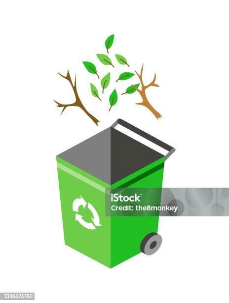 분류할 수 있는 쓰레기 수 있습니다 재활용 요소 유기 쓰레기가있는 컬러 쓰레기통 쓰레기 캔에 폐기물의 분리 폐기물 관리 개념 0명에 대한 스톡 벡터 아트 및 기타 이미지