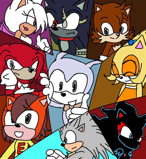 Sonic Characters With Their Prototype Designs Part 1 R Sonicthehedgehog