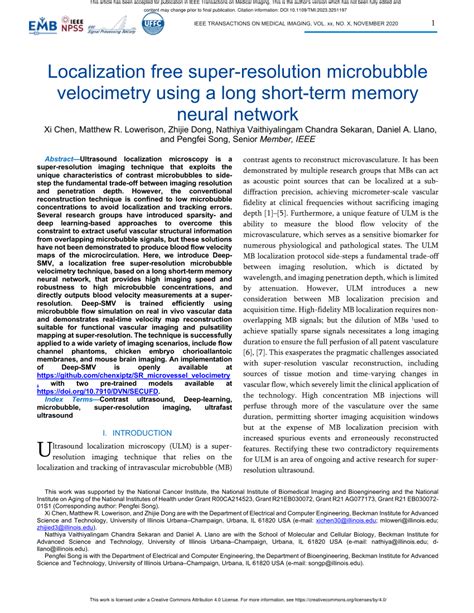 Pdf Localization Free Super Resolution Microbubble Velocimetry Using