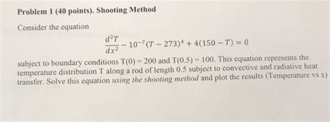 solved numerical methods question is it possible to solve