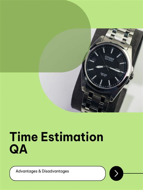 Qa Time Estimation Advantages And Disadvantages Pdf