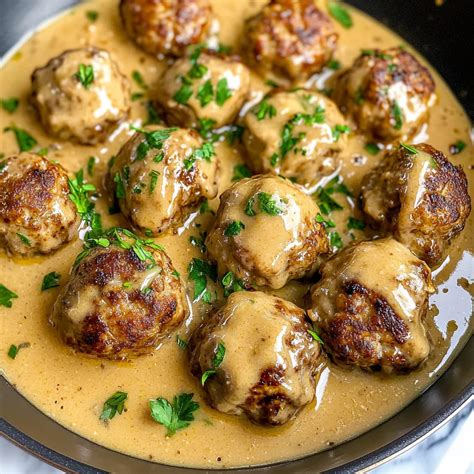 Swedish Meatballs With Gravy