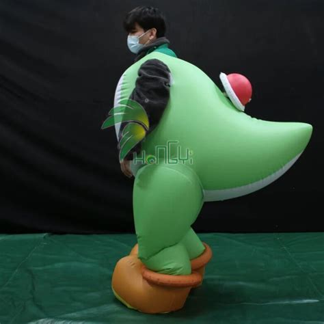 Custom Inflatable Dino Costume Inflatable Yoshi Dragon Suit Halloween
