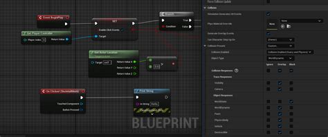 Ive Got This Actor With A Skeletal Mesh And The On Click Events Are Bizarrely Not Firing Does