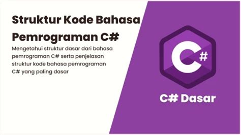 Belajar Bahasa Pemrogaman Dasar C 05 Struktur Kode Bahasa