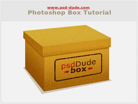Box Photoshop Tutorial