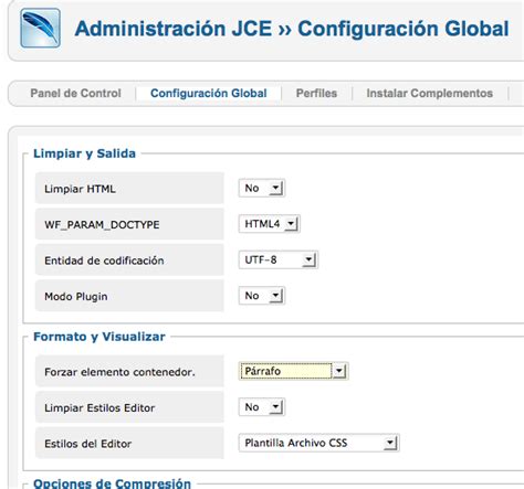 Configuracion Editor Jce Joomla 25 Foro Webempresa