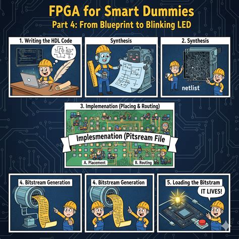 Fpga For Smart Dummies Part 4 From Blueprint To Blinking Led By