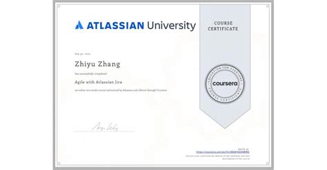 Eva Zhang On Linkedin Completion Certificate For Agile With Atlassian Jira
