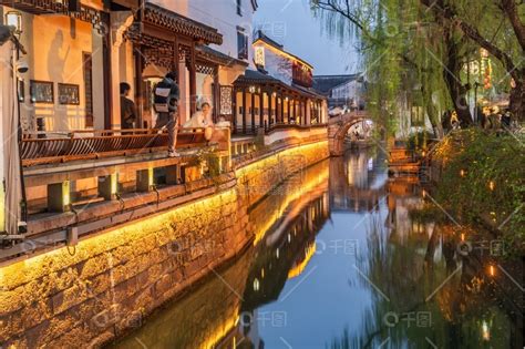 2024年高清图片 江苏苏州市平江路夜景风光 风景名胜免费下载格式5829像素编号70906365 千图网