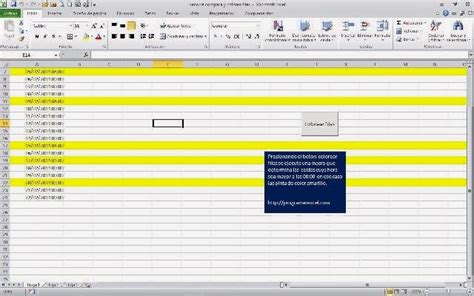 Recorre Compara Y Colorea Filas Programar En Vba Macros De Excel