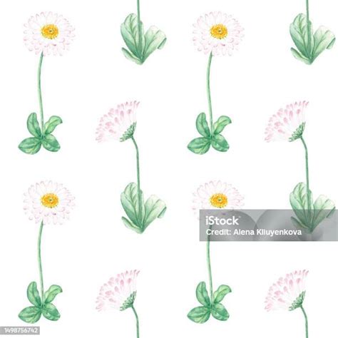 흰색 바탕에 녹색 야생화와 분홍색 꽃이 있는 수채화 무늬 휴일 웨딩 디자인을 위해 식물 스타일로 손으로 그렸습니다 직물 섬유