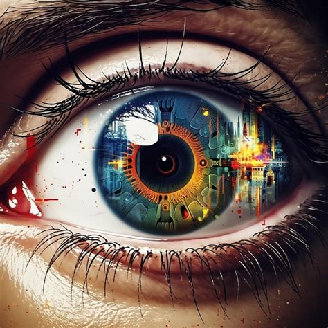 Premium Ai Image Eye Vision The Future Of Vision And Eye