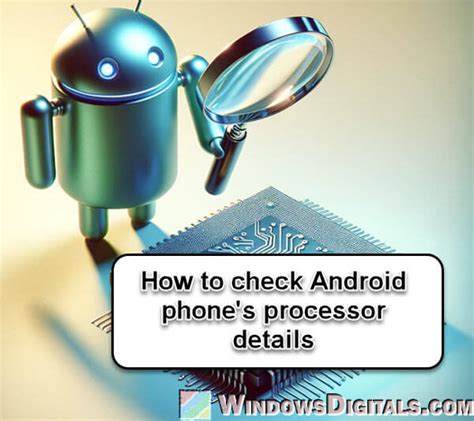 checking android phone s processor information