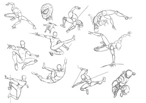 Spider Man Pose Reference
