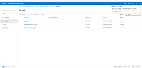 How Do I Analyze Document With The Custom Model Using Api Studio