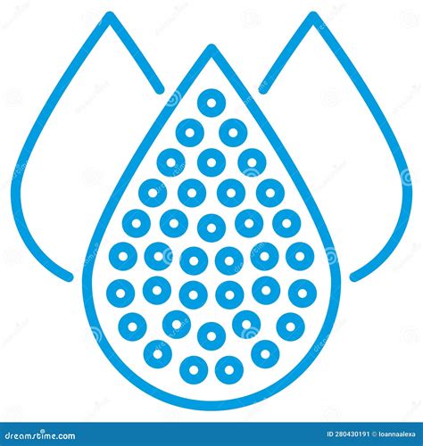 Water Total Dissolved Solids Tds Icon For Measuring Water Quality Stock Vector Illustration Of