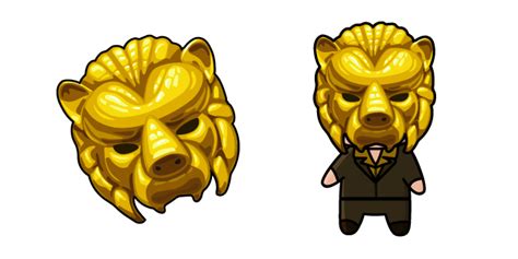 Chibi Squid Game Vip 1 In Lion Mask Cursor Custom Cursor