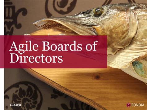 Agile Boards Of Directors Ppt