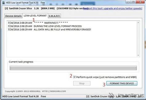 Windows Low Level Format Command Softissky