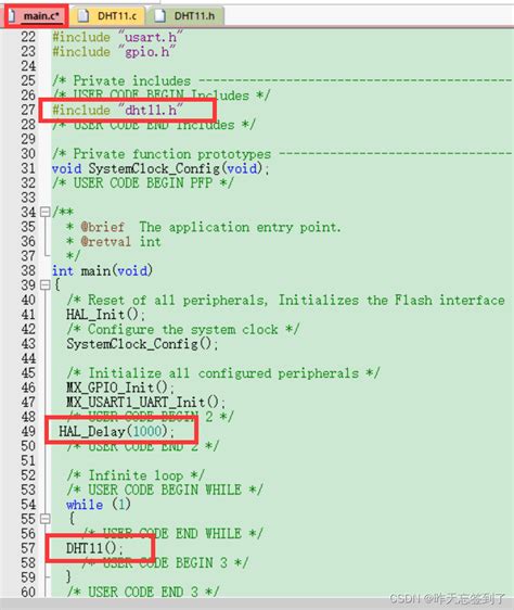 stm32系列 hal库 ——f103c8t6获取dht11温湿度串口打印 温湿度传感器要接在stm32f103c8t6哪里 csdn博客