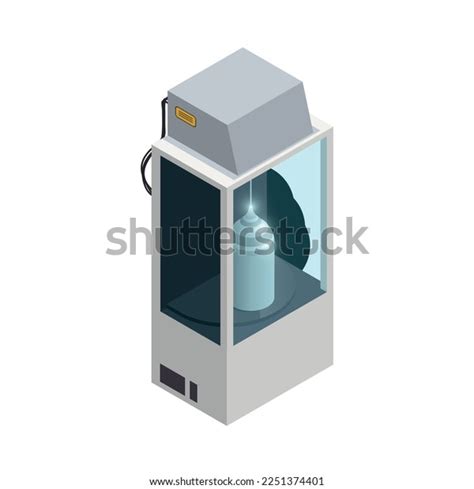 Semiconductor Chip Production Isometric Icons Composition Stock Vector