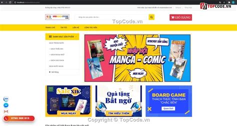 Source Code Web Php Mysql đồ án Website Bán Hàng đầy đủ Chức Năng