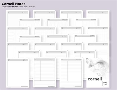 Cornell Notes Template Mega Pack Wordlayouts