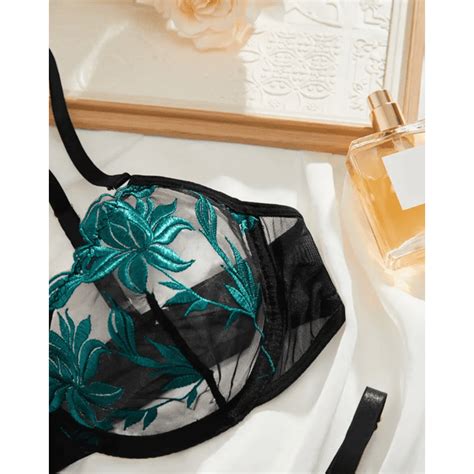 Sheer Intimates Mesh Lingerie Set Color Options