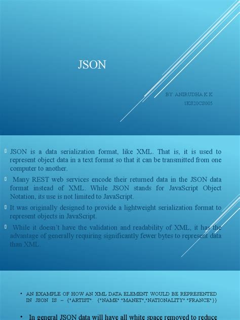 Web Technology Pdf Json Xml
