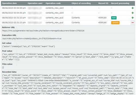 Operation Log｜how To Use Learningbox