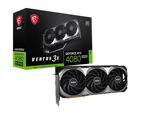 Msi 微星 Ventus 3x Geforce Rtx 4080 Super 16g Oc 顯示卡