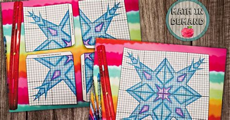 plotting points in the coordinate plane snowflake activity graphing points in the coordinate