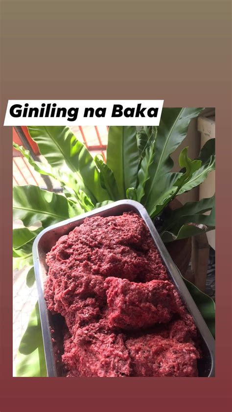 Ground Beef O Giniling Na Matungao Quality Frozen Meat