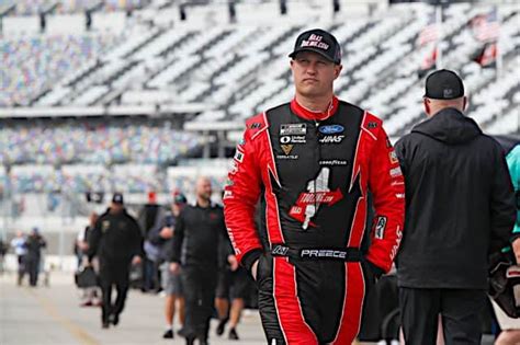 Ryan Preece Running 2nd Stafford Srx Race