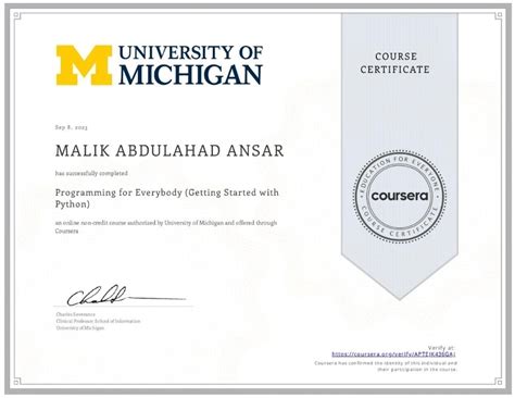 Proud To Share That Ive Completed The Programming For Everybody