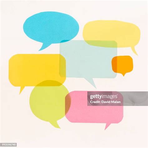 Thought Bubbles Overlapping Photos And Premium High Res Pictures