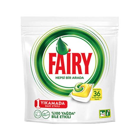 თრეიდ ჯორჯია ჭურჭლის სარეცხი მანქანის ტაბლეტები 36 ცალიანი Fairy ფეირი