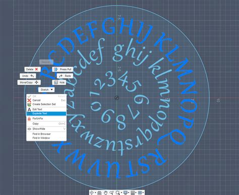 Text Won T Extrude SOLVED Don T Explode TEXT Use As Profile Plane Cutting Tool Fusion