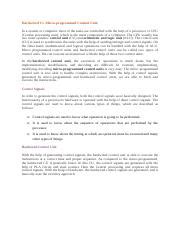 Hardwired Vs Microprogrammed Control Docx Hardwired Vs Micro Programmed Control Unit In A