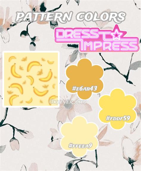Pattern Colors Dti In 2025 Pattern Dress To Impress Hex Colors