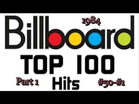Billboards Top 100 Songs Of 1984 Part 1 50 1 Youtube