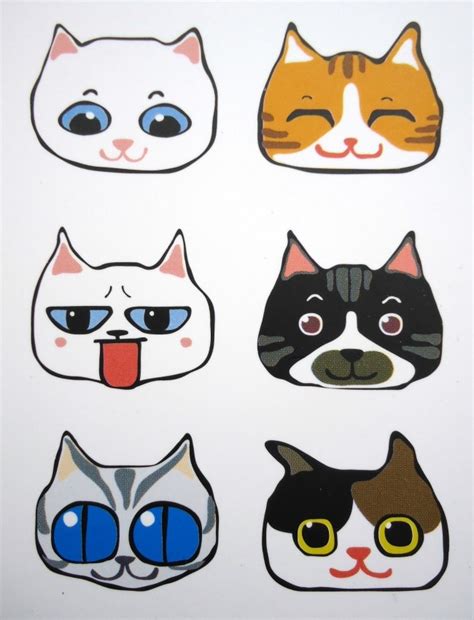 따라그리기 쉬운 캐릭터 그림 귀여운 고양이 일러스트 네이버 블로그