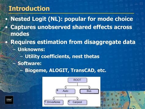 Ppt Critical Issues In Applying Nested Logit Mode Choice Models